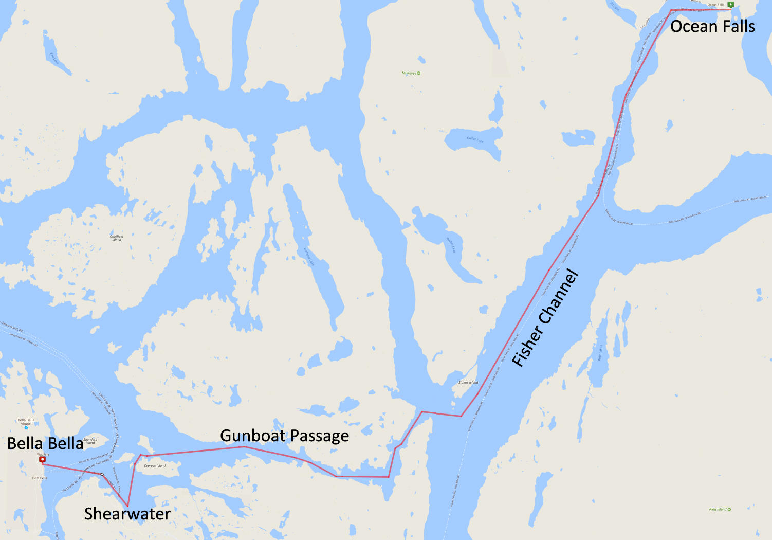 Expedition 1 – Ocean Falls to Bella Bella – Great Bear Swim